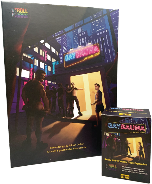 Gay Sauna the Board Game - Media Kit - Gay Sauna the Board Game brings ...